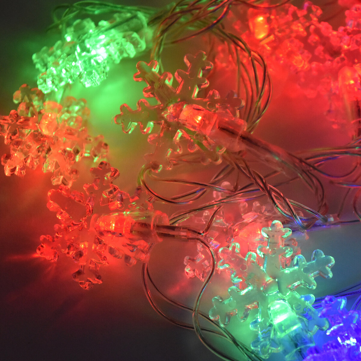 Luces led copos de nieve 14760 — El Clon
