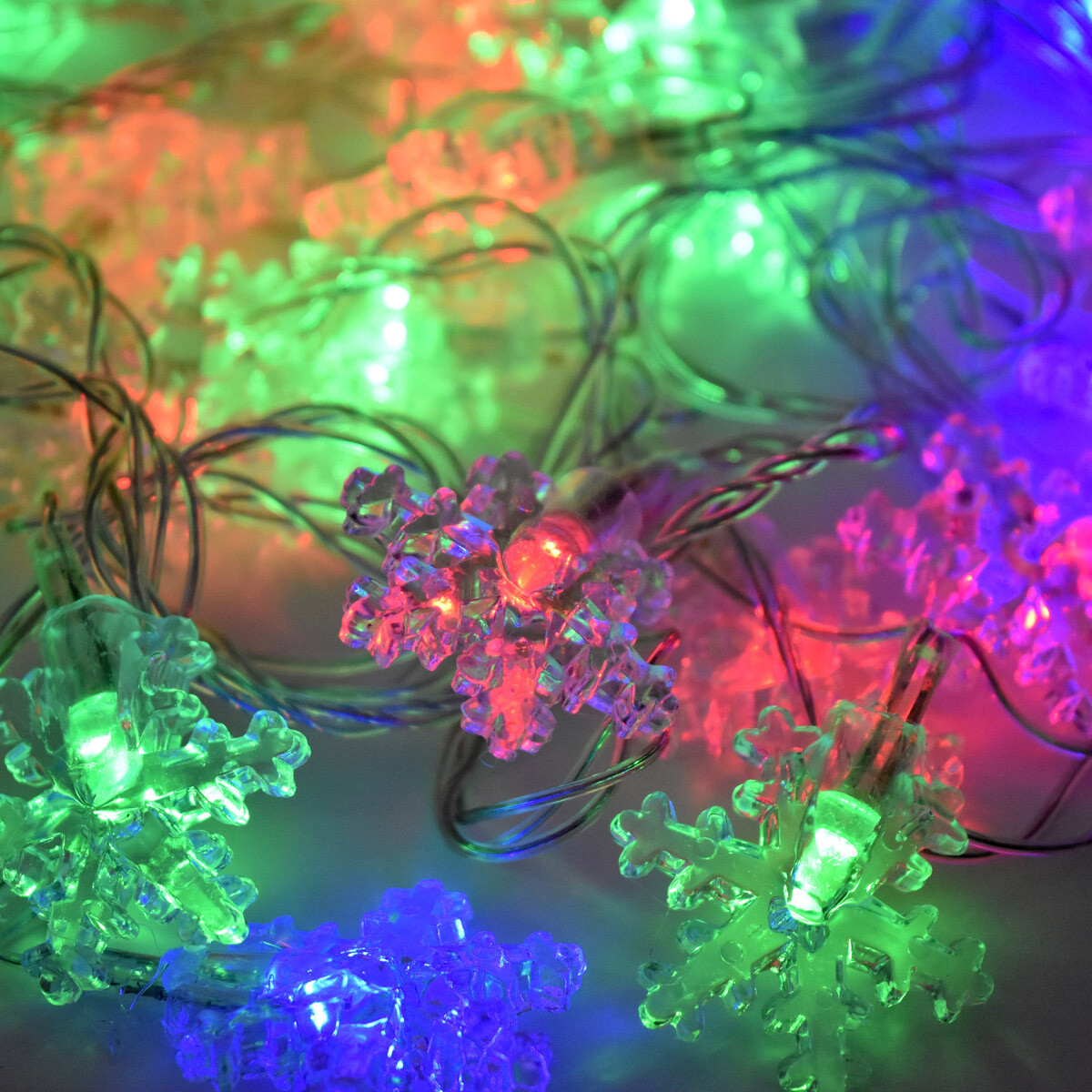 Luces led copos de nieve 14760 — El Clon