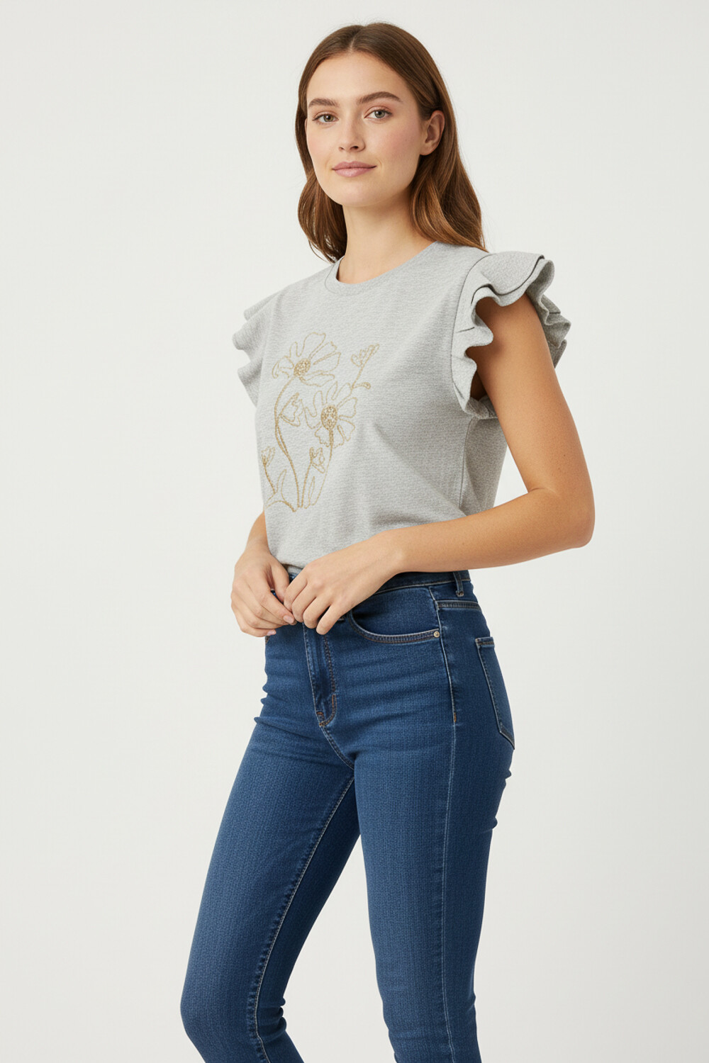 Musculosa Xenia - Arena Melange — Indian